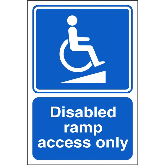 Disabled Ramp Access Only Signs | Disabled Parking Safety Signs