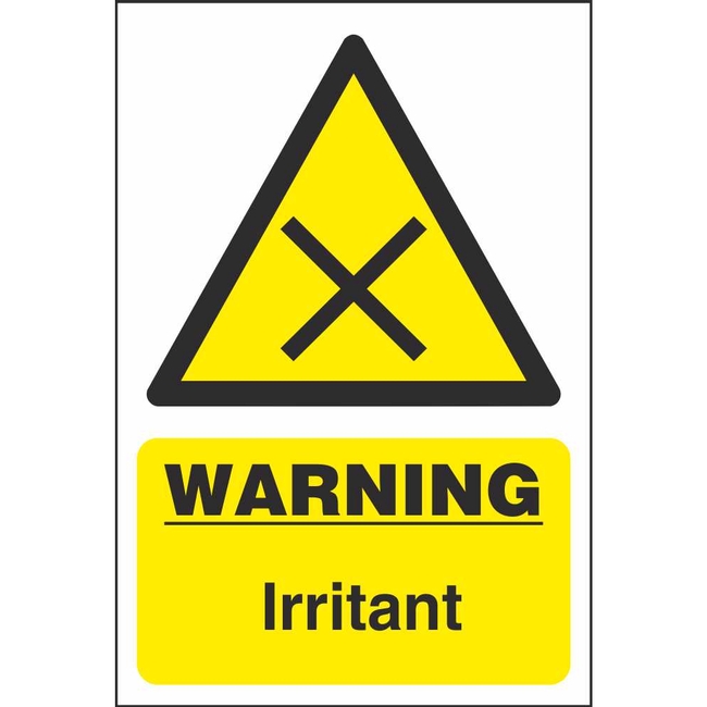 Irritant Chemical Warning Signs | Dangerous Goods Safety Signs Ireland