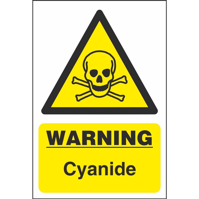 Cyanide Chemical Warning Signs | Dangerous Goods Safety Signs Ireland