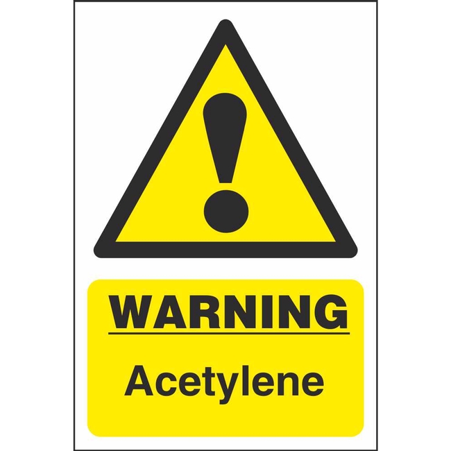 Acetylene Chemical Warning Signs | Dangerous Goods Safety Signs