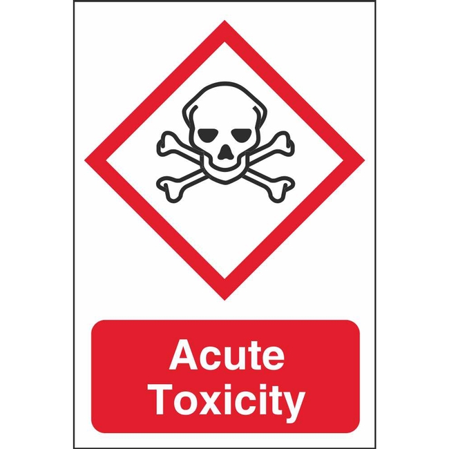 Acute Toxicity GHS Signs | GHS Health And Environmental Hazard Signs