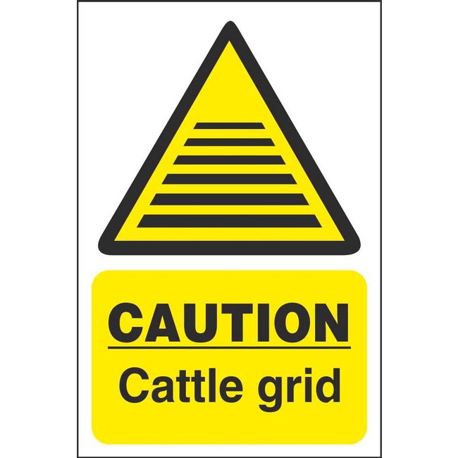 Caution Farm Grid Signs | Hazard Farm Safety Signs Ireland