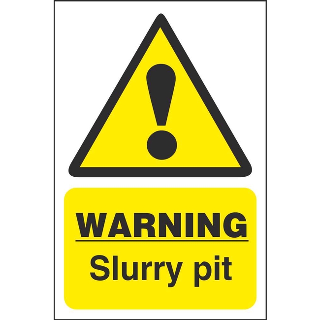 Warning Slurry Pit Farm Signs | Hazard Farm Safety Signs Ireland