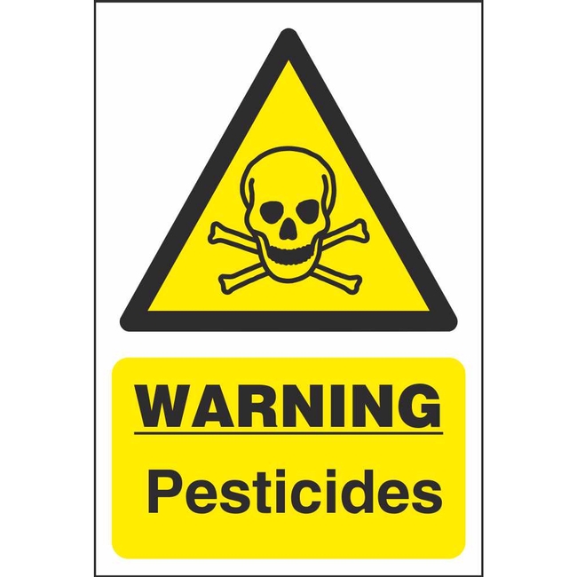 Warning Pesticides Farm Signs | Hazard Farm Safety Signs Ireland