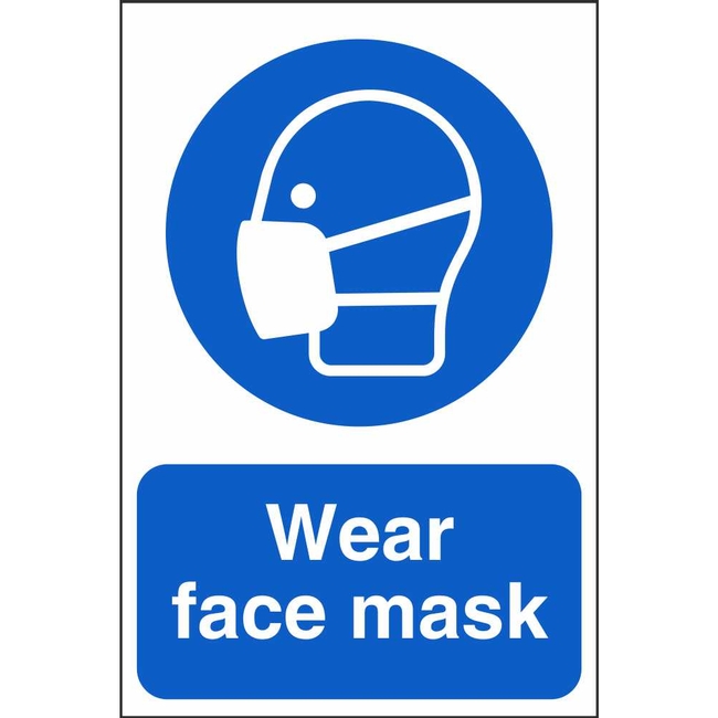 Wear Face Mask Farm Signs | Mandatory Farm Safety Signs Ireland