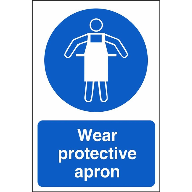 Wear Protective Apron Farm Signs | Mandatory Farm Safety Signs Ireland