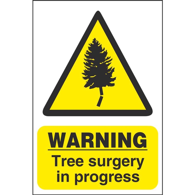 Warning Tree Surgery Signs | Forestry Hazard Signs Ireland