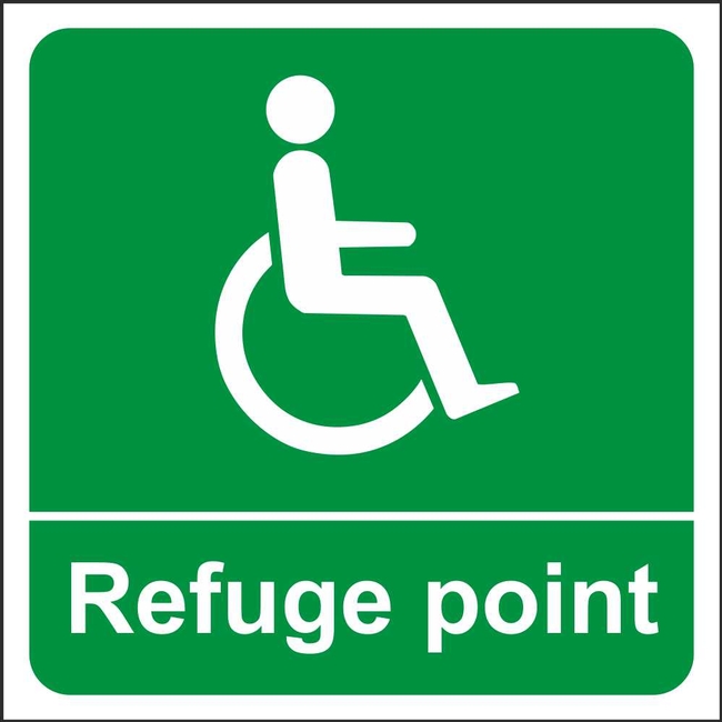 Refuge Point Signs | Emergency Escape Fire Safety Signs Ireland