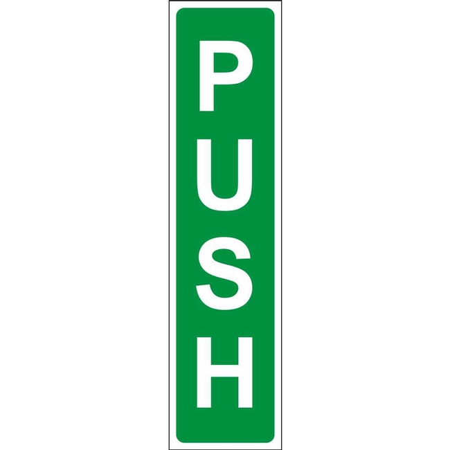 Push Fire Exit Push Pull Stickers | Emergency Escape Fire Exit Stickers