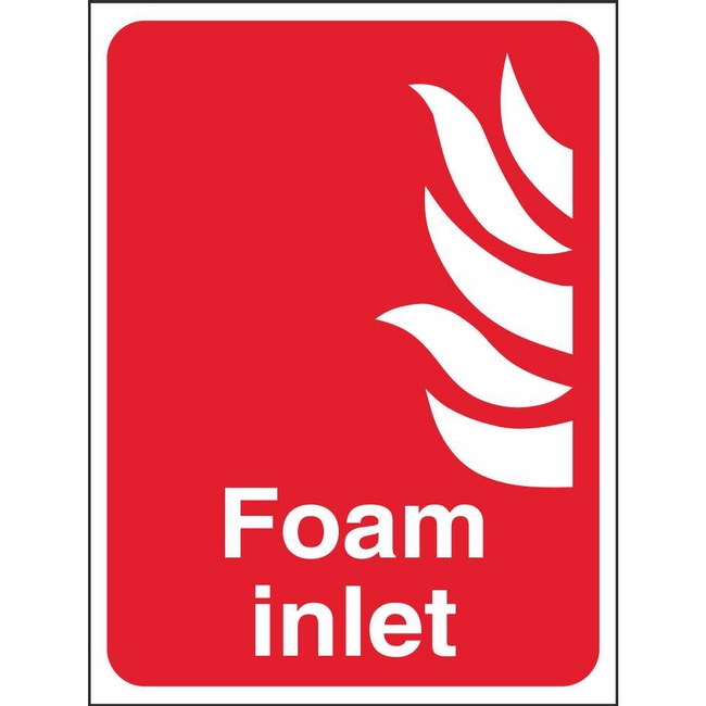Foam Inlet Signs | Fire Fighting Equipment Safety Signs Ireland