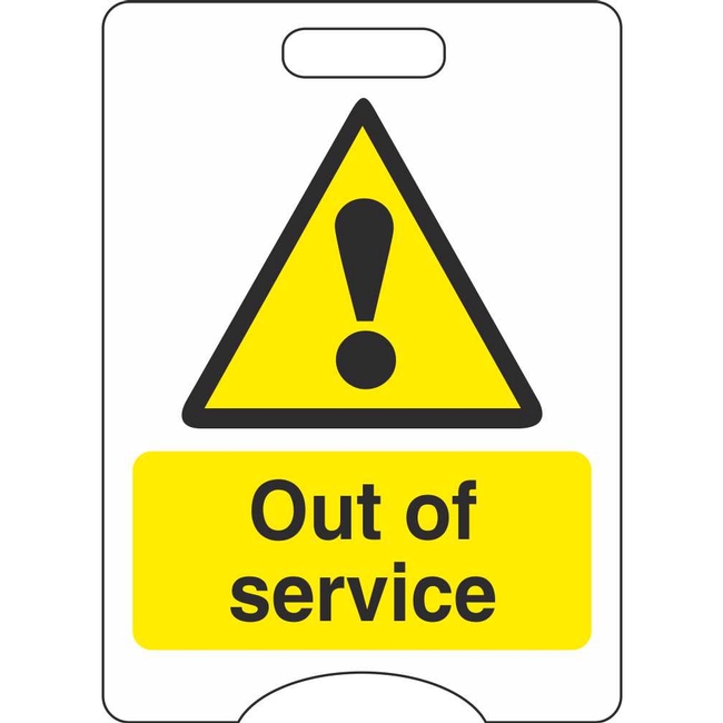 Out Of Service Free Standing Floor Signs | Free Standing Safety Signs