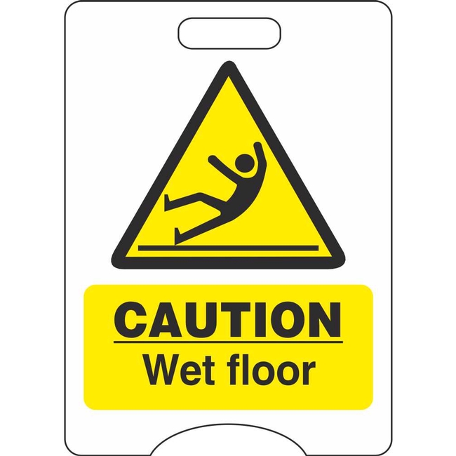 Caution Wet Floor Free Standing Hazard Safety Signs Caution Wet Floor Free Standing Hazard Safety Signs