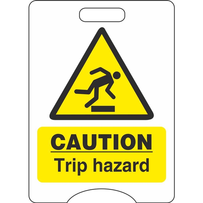Caution Trip Hazard Free Standing Hazard Safety Signs