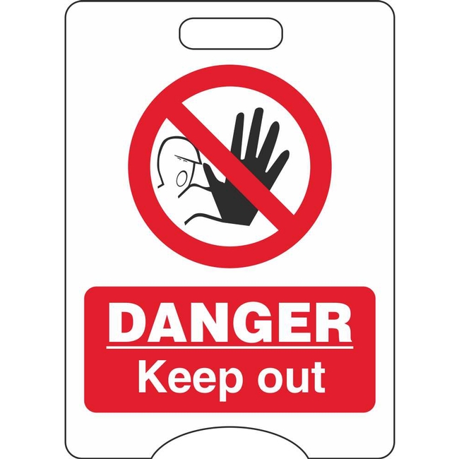 Danger Keep Out Free Standing Prohibitory Safety Signs