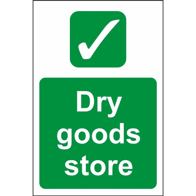 Dry Goods Store Multi Notice Signs | Food Hygiene Safety Signs Ireland