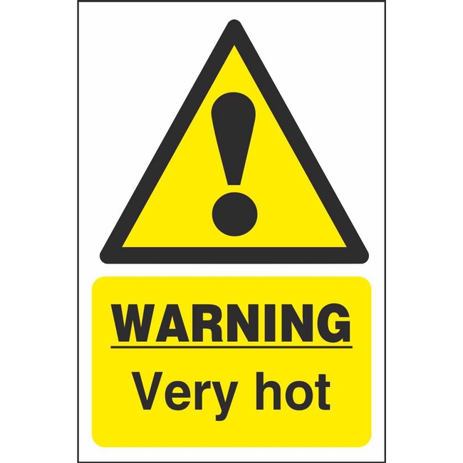 Warning Very Hot Kitchen Hazard Signs | Food Hazard Safety Signs Warning Very Hot Kitchen Hazard Signs | Food Hazard Safety Signs
