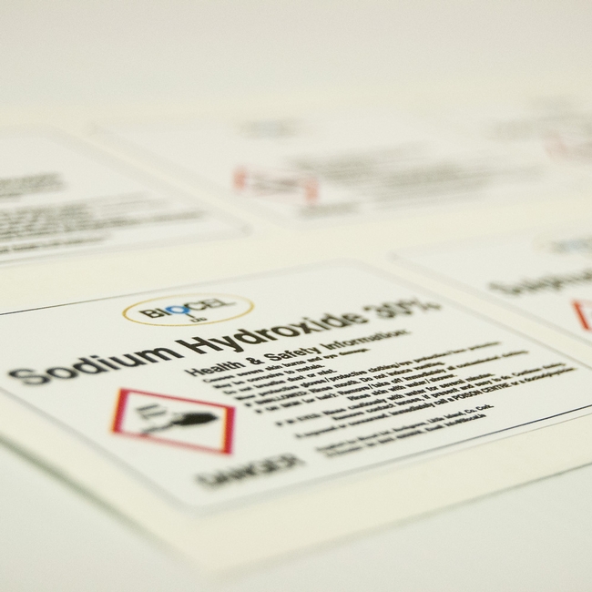 Safety Label Printing Custom Safety Labels ISO Safety Label Printer