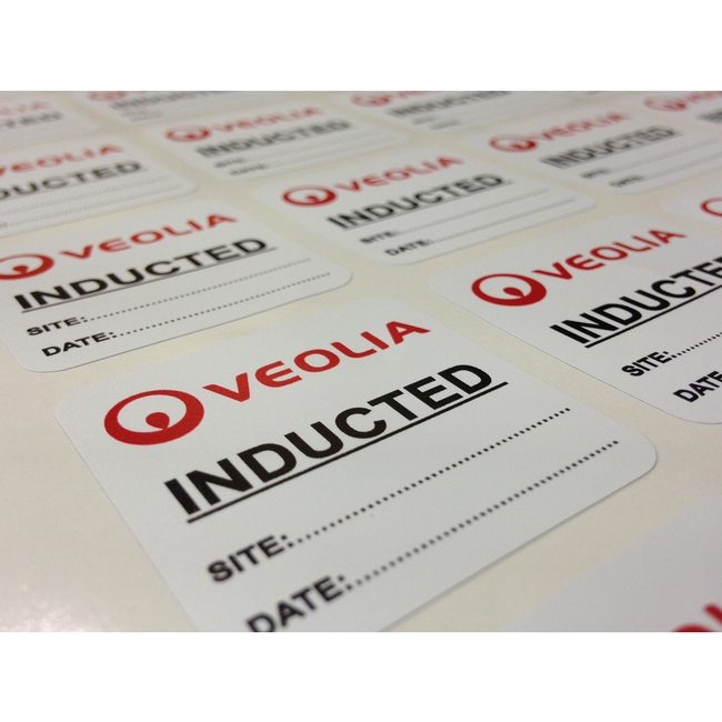 Helmet Label Stickers Hard Hat Stickers Ireland