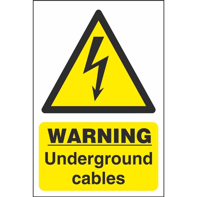 Warning Underground Cables Signs | Electrical Industrial Safety Signs