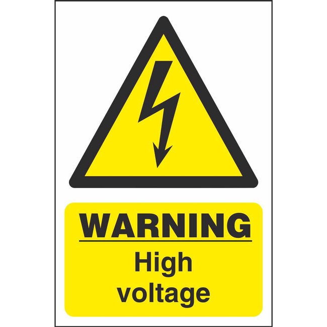 Warning High Voltage Signs | Electrical Industrial Safety Signs