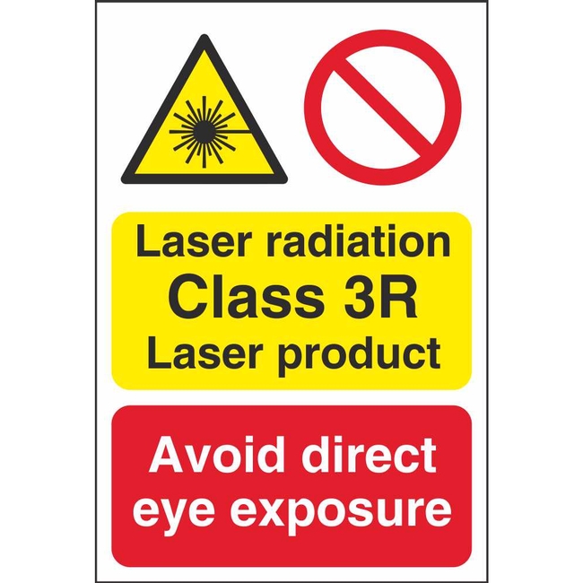 Laser Radiation Class 3R Laser Product Signs | Workplace Safety Signs