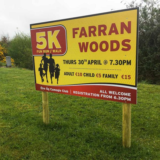 Event Promotion Signs | Pat Dennehy Signs Cork | Event Signage Company