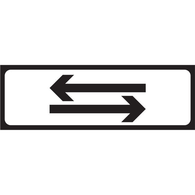Both Ways Supplementary Signs Plates Road Signs Ireland