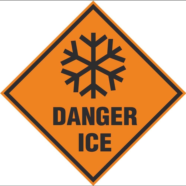 Danger Ice Signs | Roadworks Safety Signs Ireland | Pat Dennehy Signs
