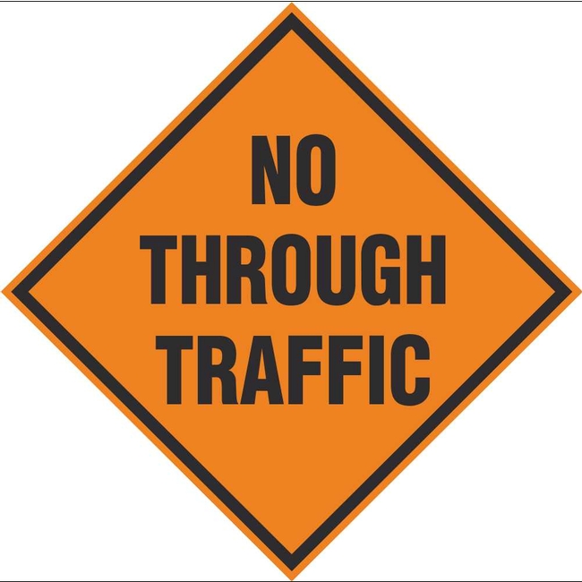 No Through Traffic Signs | Roadworks Safety Signs Ireland | PD Signs
