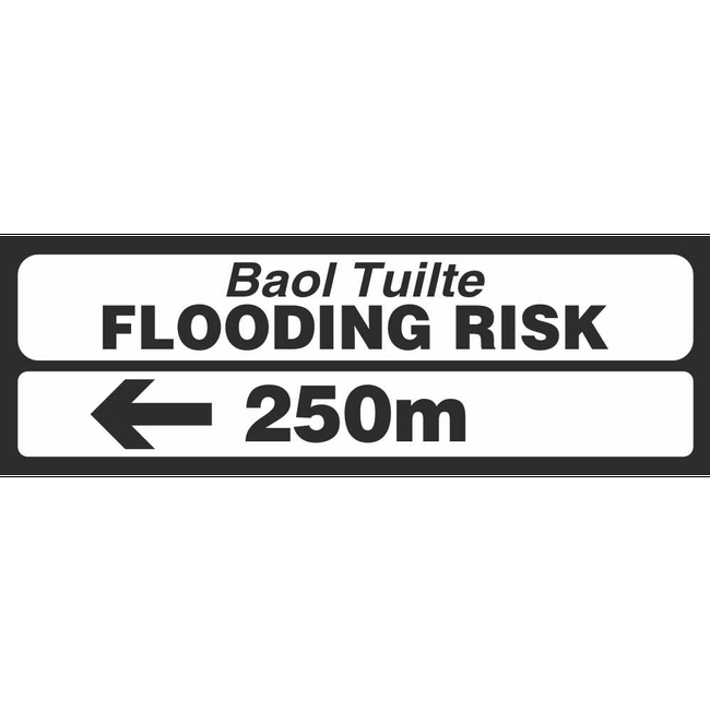 P 070 Hazard Direction And Distance | Supplementary Road Safety Signs
