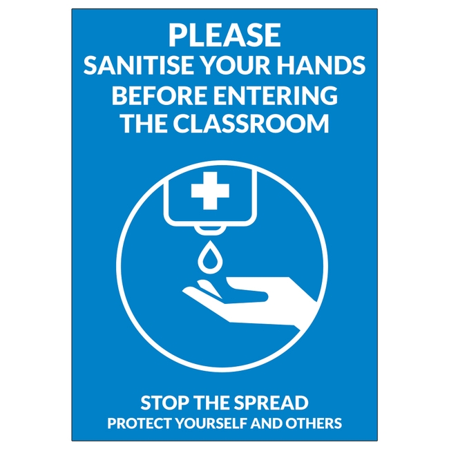 COVID-19 Sanitise Your Hands Sign