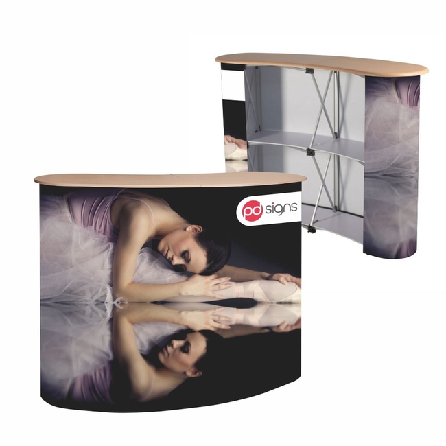 Premier Pop Up Portable Counter | PD Signs | Exhibition Stands Ireland