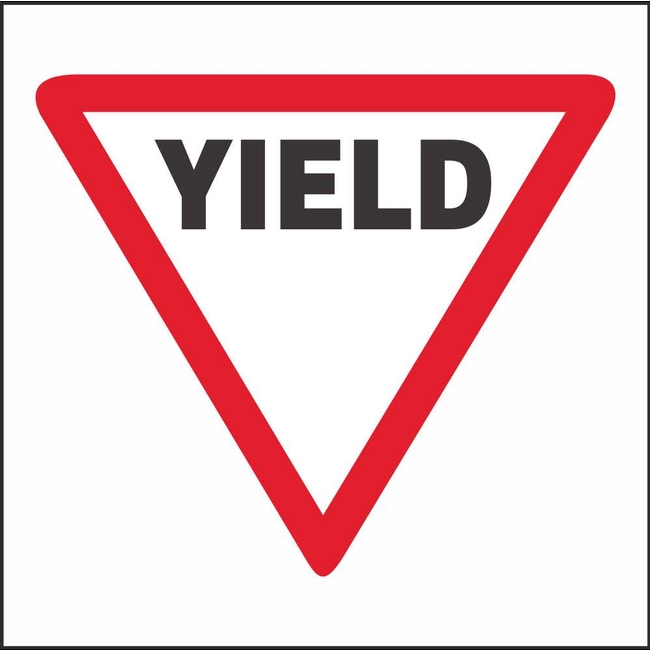 RUS 026a Yield | Regulatory Traffic Road Safety Signs Ireland