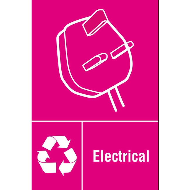 Plug Electrical Waste Recycling Signs | Environmental Safety Signs