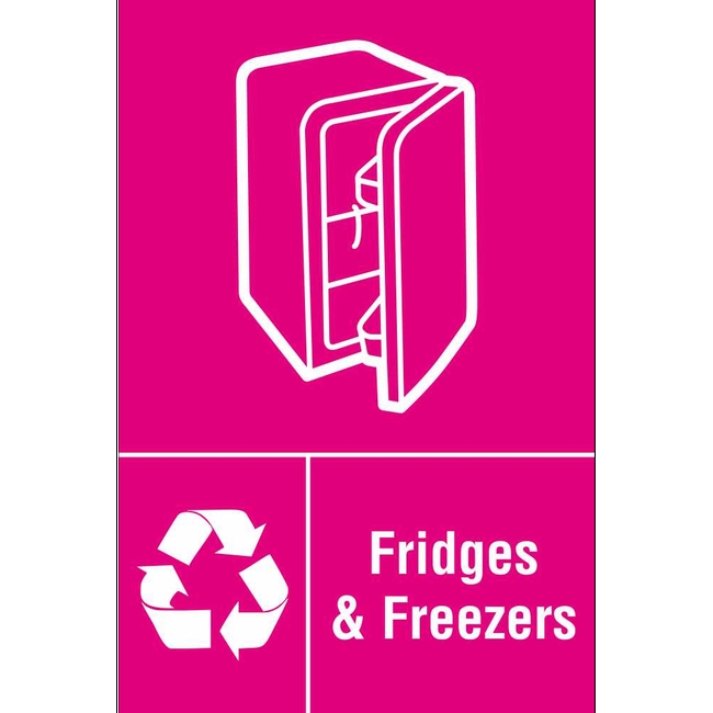 Fridges & Freezers Electrical Waste Recycling Signs
