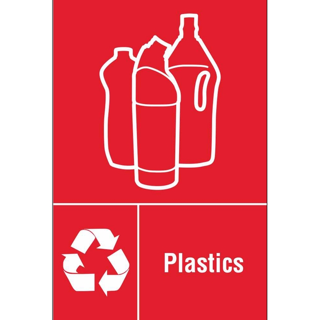 Plastics Plastic Waste Recycling Signs | Environmental Safety Signs