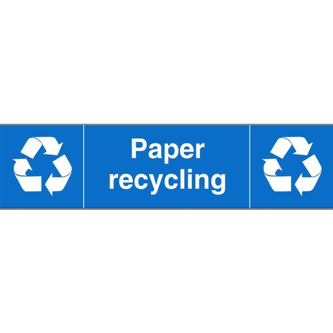 Paper Landscape Recycling Signs Ireland