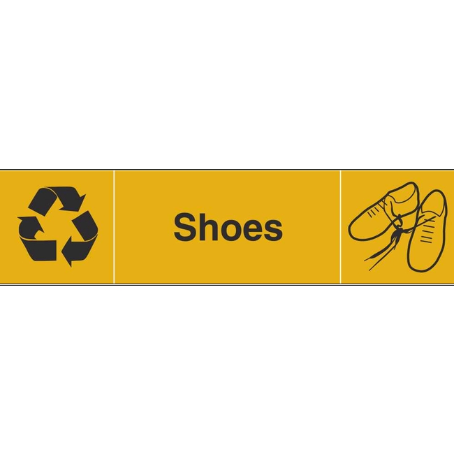Shoes Landscape Textile Waste Recycling Signs Ireland