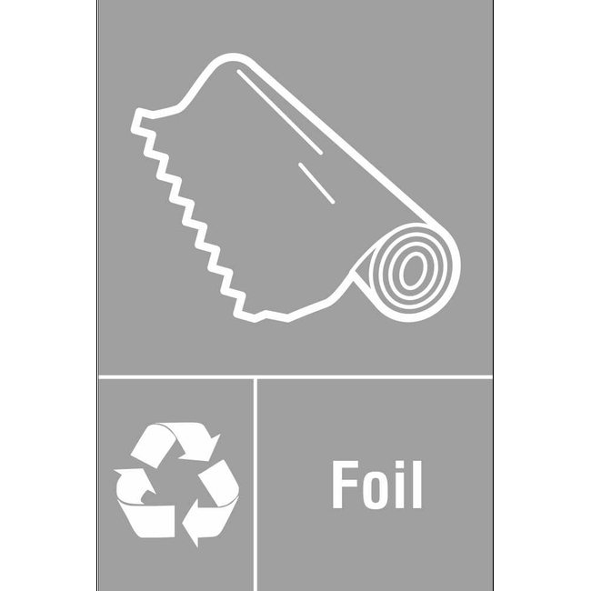 Foil Metal Waste Recycling Signs | Environmental Safety Signs Ireland