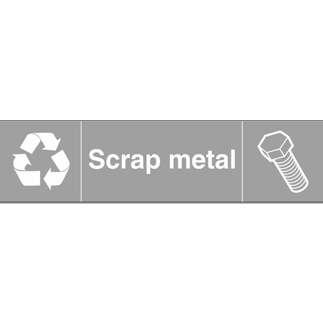 Scrap Metal Landscape Metal Waste Recycling Signs Ireland