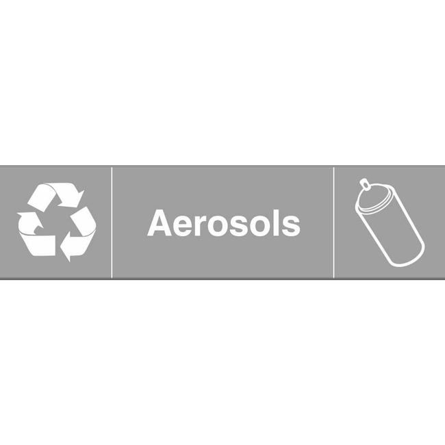 Aerosals Landscape Metal Waste Recycling Signs Ireland