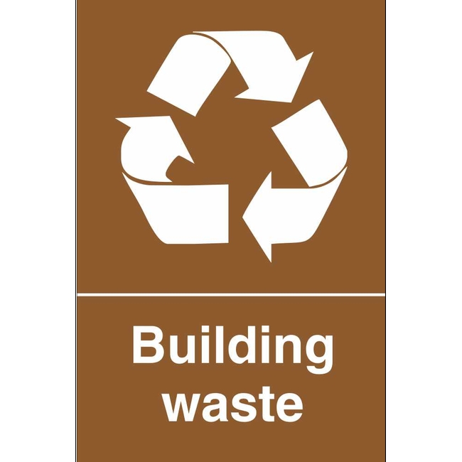 Building Waste Recycling Signs | Environmental Safety Signs Ireland