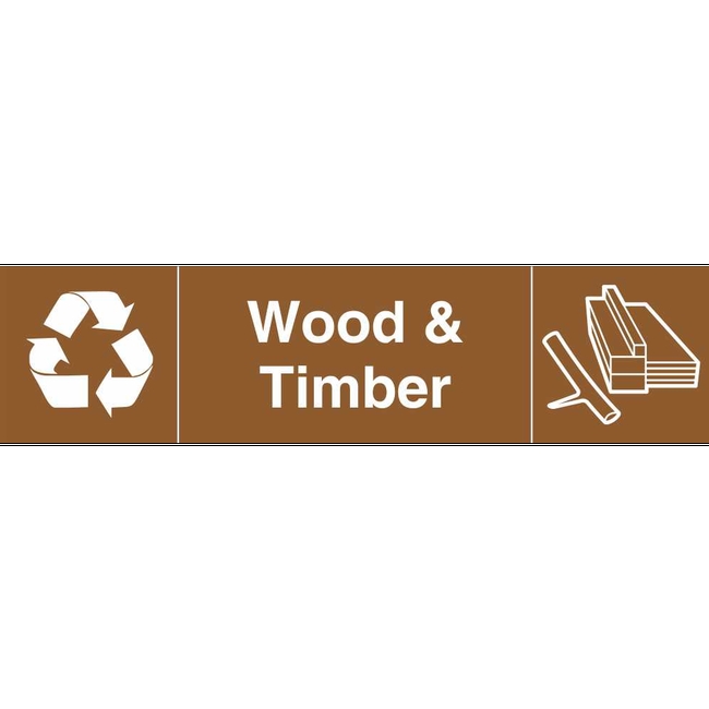 Wood & Timber Landscape Building Waste Recycling Signs Ireland