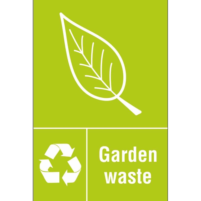 Garden Organic Waste Recycling Signs | Environmental Safety Signs