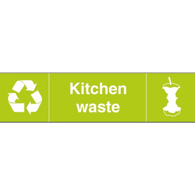 Kitchen Organic Waste Recycling Signs | Environmental Safety Signs