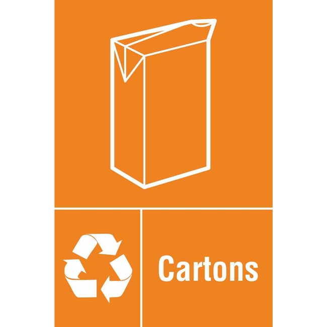 Cartons Waste Signs | Other Waste Recycling Signs | Safety Signs Ireland