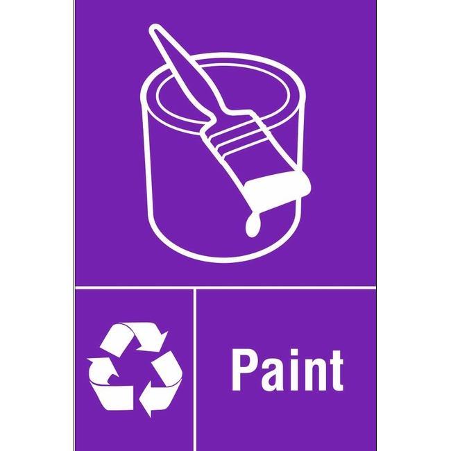 Paint Waste Recycling Signs | Environmental Safety Signs Ireland