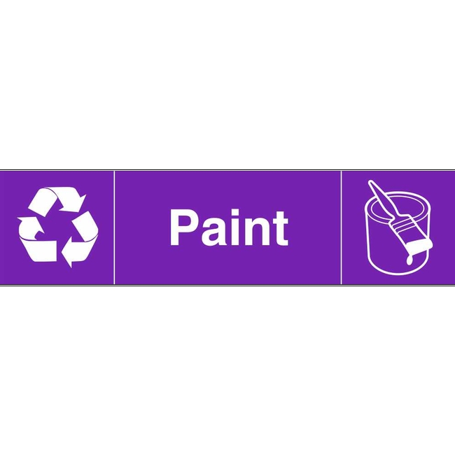 Paint Landscape Waste Recycling Signs | Environmental Safety Signs