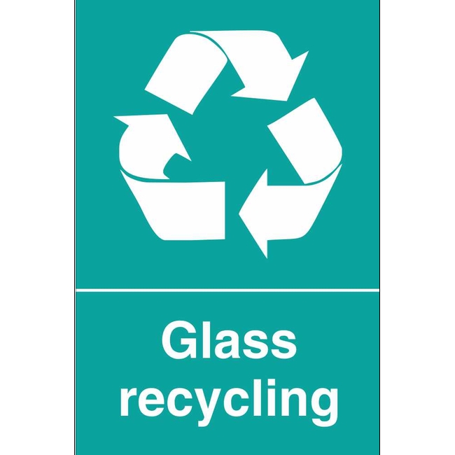 Glass Waste Recycling Signs | Environmental Safety Signs Ireland
