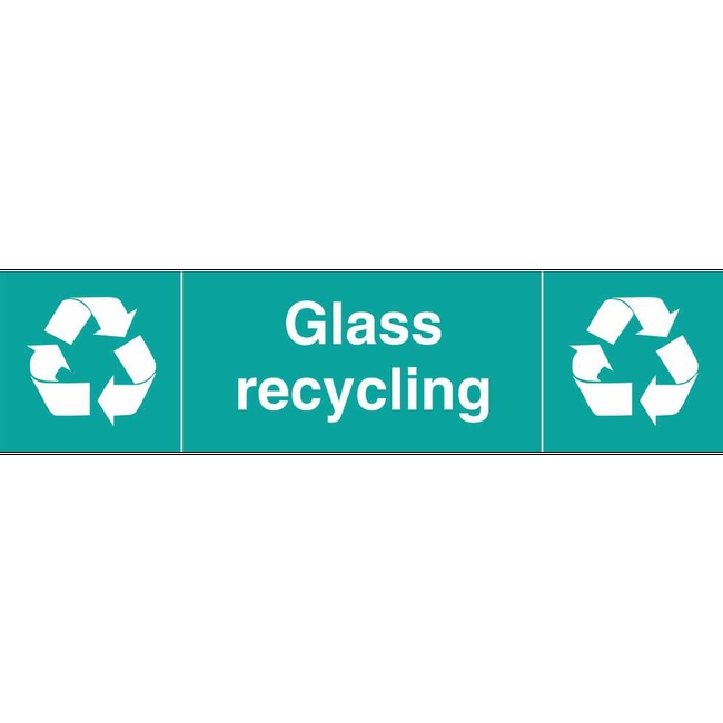 Glass Landscape Waste Recycling Signs | Environmental Safety Signs